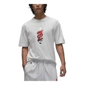 JORDAN Zion Logo T-shirt Asia Sizing - Photon Dust