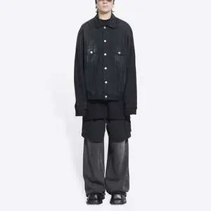 Balenciaga Cities Paris Denim Jacket
