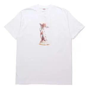Supreme Ss19 Cupid Tee Angel Printing Short Sleeve - White