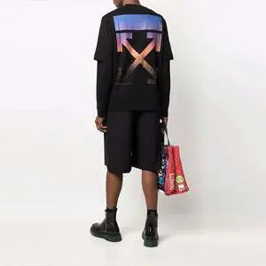 Off-White Gradient Arrow Long Sleeves Loose Fit T-shirt