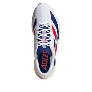 Adidas Adizero Evo Sl Woven Sneakers - Cloud White/mystery Ink/pure Ruby