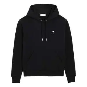 AMI Paris De Coeur Hoodie - Black