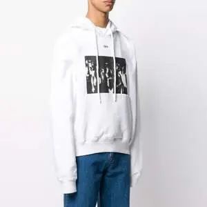 Off-White Spray Painting Oversized Hoodie