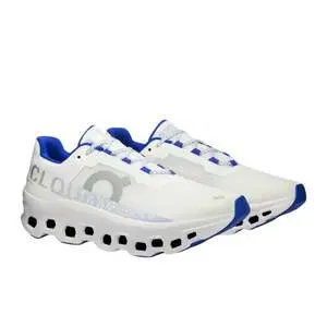 On Cloudmonster Sneakers - White/blue