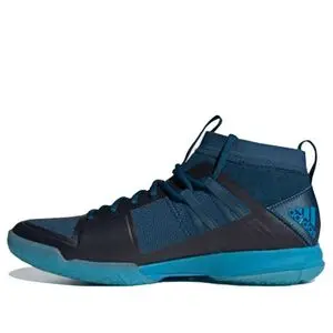 Adidas High Top Athletic Badminton Sneakers - Blue/black