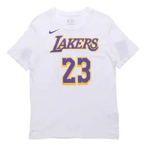 Nike Dri-fit Lebron James Lakers "23" T-shirt - White