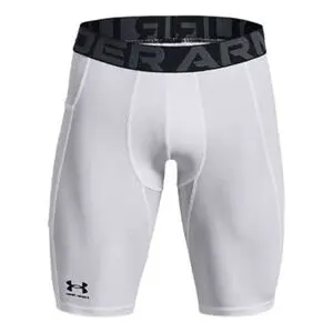 Under Armour Heatgear Pocket Compression Shorts - White