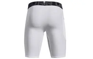 Under Armour Heatgear Pocket Compression Shorts - White