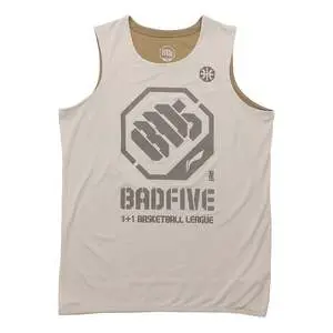 LI-NING Badfive Logo Basketball Jersey - Khaki