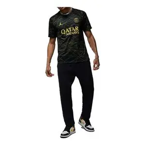 JORDAN Paris Saint-germain 2023/24 Stadium Force Jersey - Black/yellow