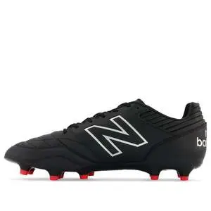 NEW BALANCE 442 V2 Pro Fg Soccer Cleats - Black/silver/red