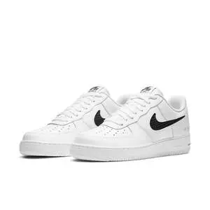 Nike Force 1 '07 Lv8 "cut Out Swoosh" Sneakers - White/black