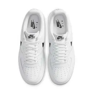 Nike Force 1 '07 Lv8 "cut Out Swoosh" Sneakers - White/black