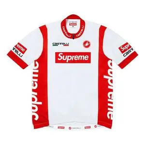 Supreme Supreme SS19 X Castelli Cycling Jersey Crossover Bike Short Sleeve Red