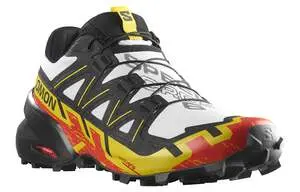 SALOMON Speedcross 6 Athletic Sneakers - Black/white/yellow
