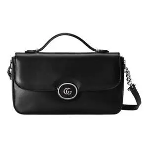 Gucci Petite Gg Shoulder Bag - Black
