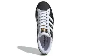 Adidas Superstar All Over Print Low Top Sneakers - Black