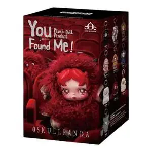 POP MART Skullpanda You Found Me Plush Doll Pendant - Multi-color
