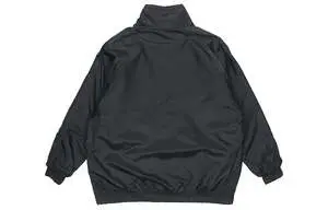 Nike Reversible Lambswool Jacket With Large Logo Detail - Black