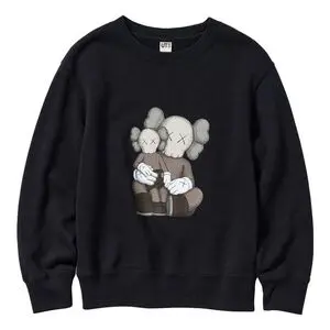Uniqlo Kaws Tokyo Graphic Ut Sweatshirt - Black