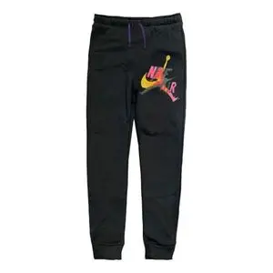 JORDAN Fleece Lined Casual Sports Pants - Black