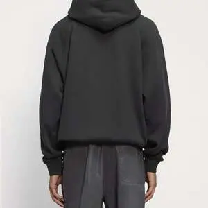 Fear Of God Logo Hoodie - Black