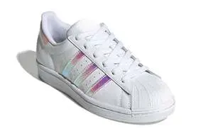 Adidas Superstar J Iridescent Sneakers - White