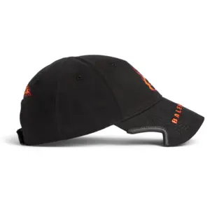 Balenciaga Embroidered Flame Baseball Cap
