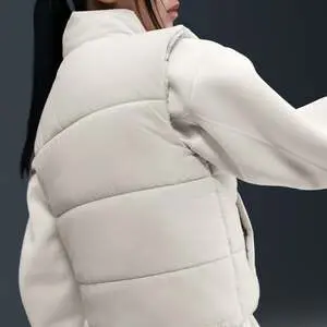 Nike Classic Puffer Therma-fit Loose Vest - Light Bone/white