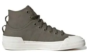 Adidas Nizza High Top Lace-up Sneakers - Green