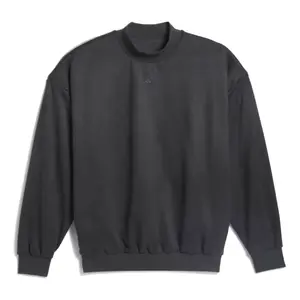 Adidas Basketball Sueded Crew Sweatshirt Asia Sizing - Carbon