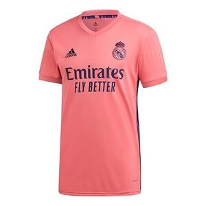 Adidas 20-21 Real Madrid Away Short Sleeve T-shirt - Pink