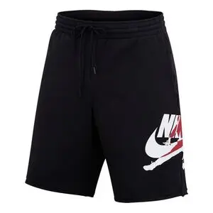 JORDAN Jumpman Logo Knit Basketball Shorts - Black