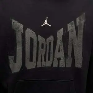 JORDAN Air Brooklyn Collegiate Oversized Hoodie - Black/sail