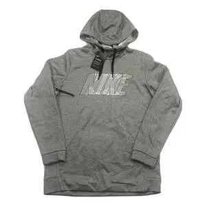 Nike Therma Fit Graphic Hoodie - Heather Grey
