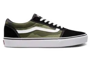 VANS Ward Camouflage Lace-up Sneakers - Black