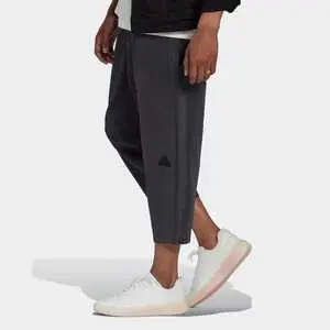 Adidas Solid Color Sports Pants Black