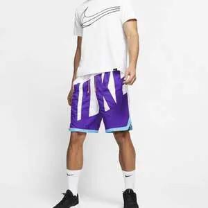 Nike Dri-fit Throwback Large Logo Shorts