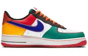 Nike Force 1 Low '07 'what The Nyc' Sneakers - White/black-hyper Jade