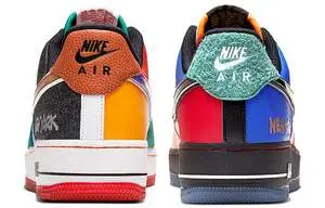 Nike Force 1 Low '07 'what The Nyc' Sneakers - White/black-hyper Jade