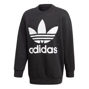 Adidas Originals Athleisure Casual Sports Round Neck Pullover - Black