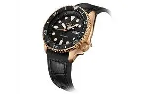 SEIKO 5 Automatic Watch With Leather Strap