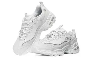 Sketchers D'lites 1.0 Sneakers - White/silver