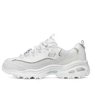 Sketchers D'lites 1.0 Sneakers - White/silver