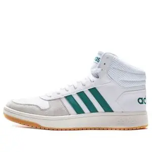 Adidas Hoops 2.0 Mid Sneakers - White/green