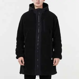 Adidas Fleece Hooded Logo Jacket