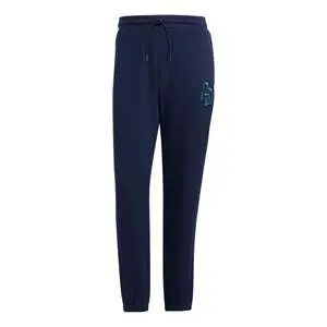 Adidas Logo Monogram Pants - Navy