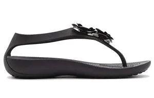 CROCS Embellished Floral Thong Sandals