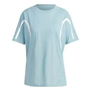 Adidas By Stella Mccartney Truepace Running Loose T-shirt - Blue/white