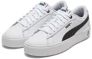PUMA Smash Platform V2 L Sneakers - White/black